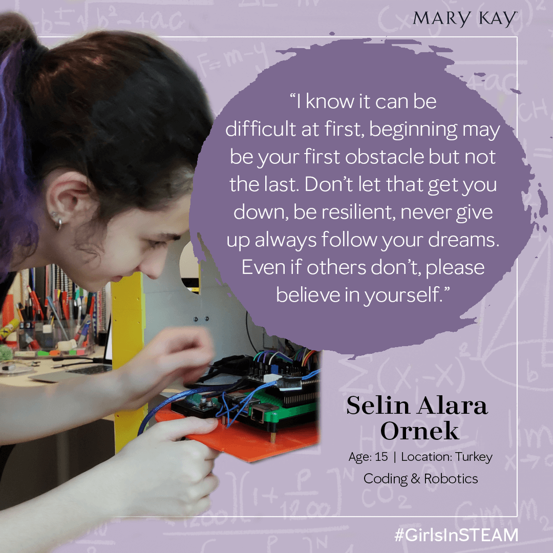 Young Women in STEAM Grant Recipient – Selin Alara Ornek - Mary Kay ...